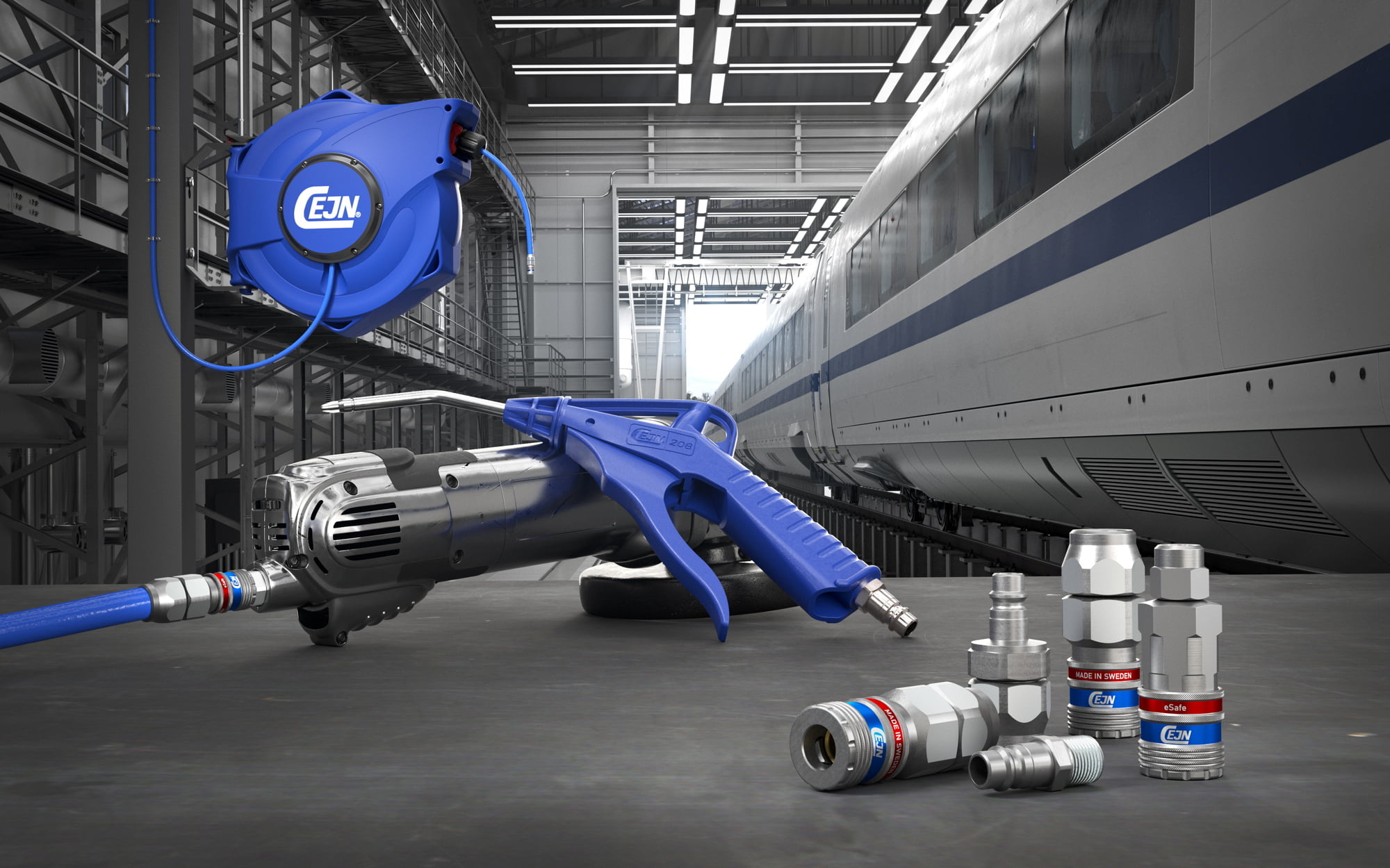 Five good reasons to choose eSafe pneumatic coupling | Pneumacon